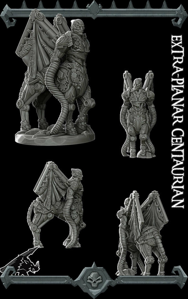Extra-planar Centaurian - Centaur Wargaming Miniatures Monster Rocket ...