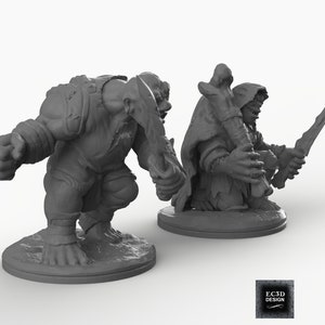 Fomorian Giants - Fomorians - EC3D Skyless Realms Wargaming Miniatures ...