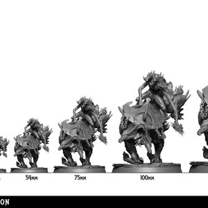 Hellriders | Hellspawn | Bestiarum | Miniatures D&D Wargaming Dnd - Etsy