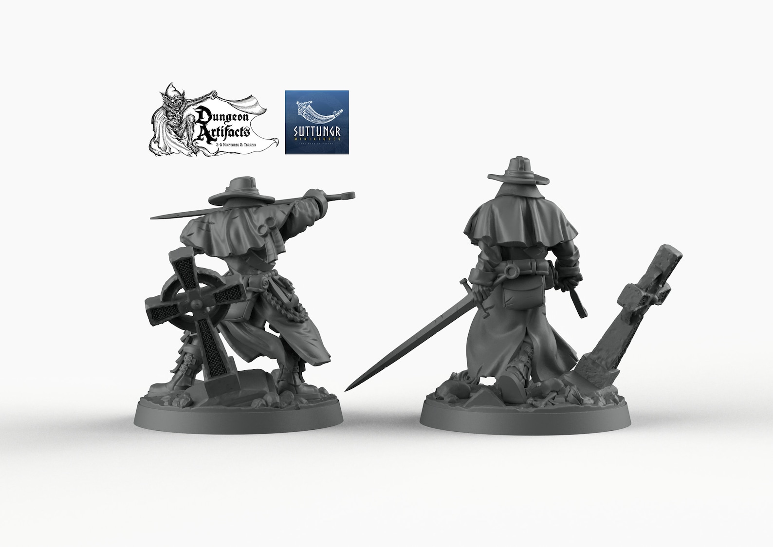 Dhampir Set - Suttungr Miniatures Monster D&D Dnd Pathfinder SW Legion ...