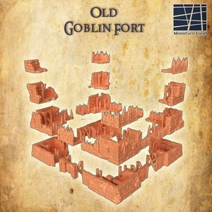 Goblin Fort - Miniatureland Terrain Wargaming D&D Dnd - Etsy