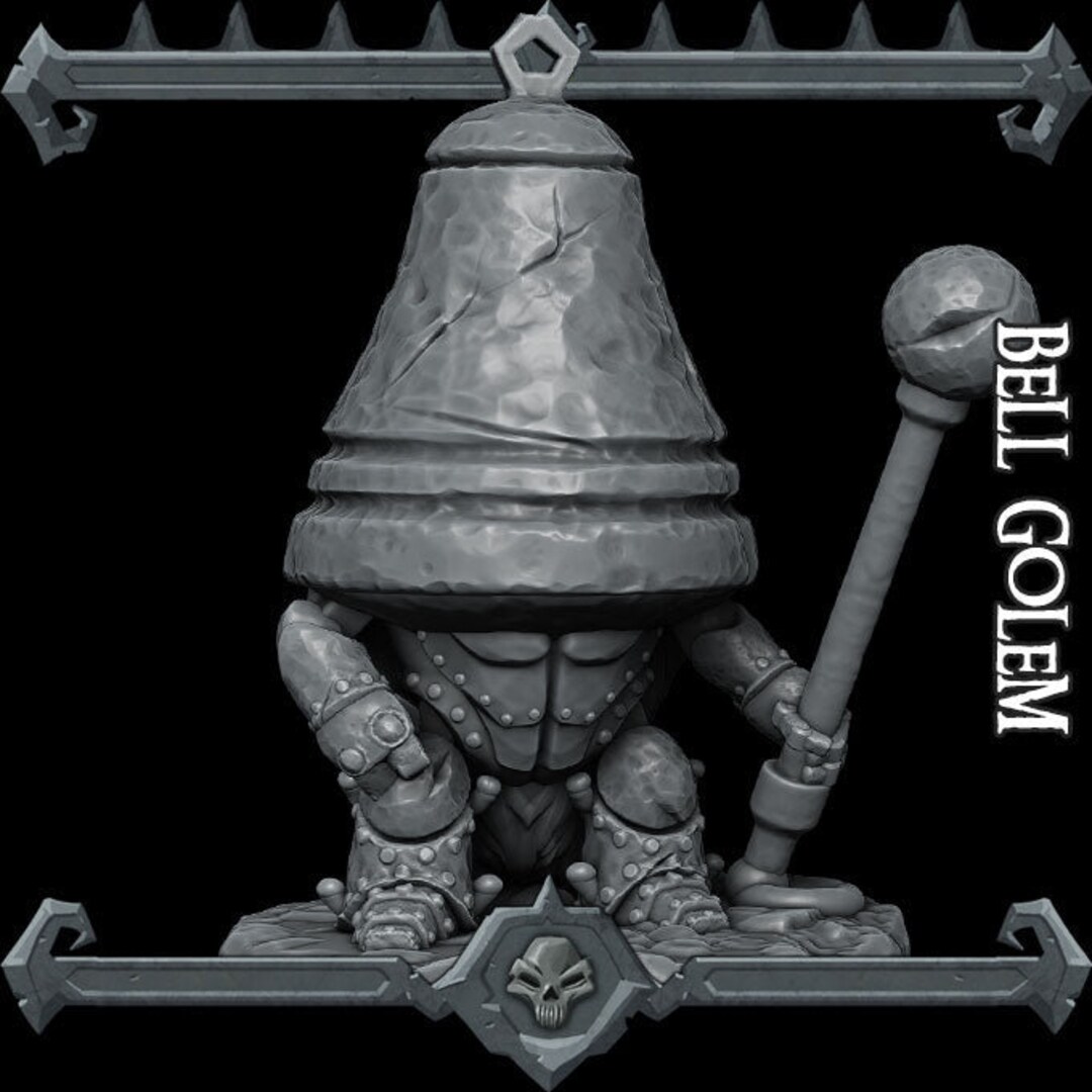 Bell Golem Rocket Pig Wargaming D D Dnd - Etsy