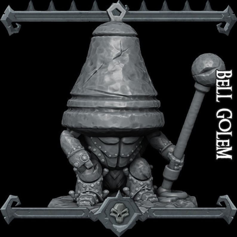 Bell Golem Rocket Pig Wargaming D D Dnd - Etsy