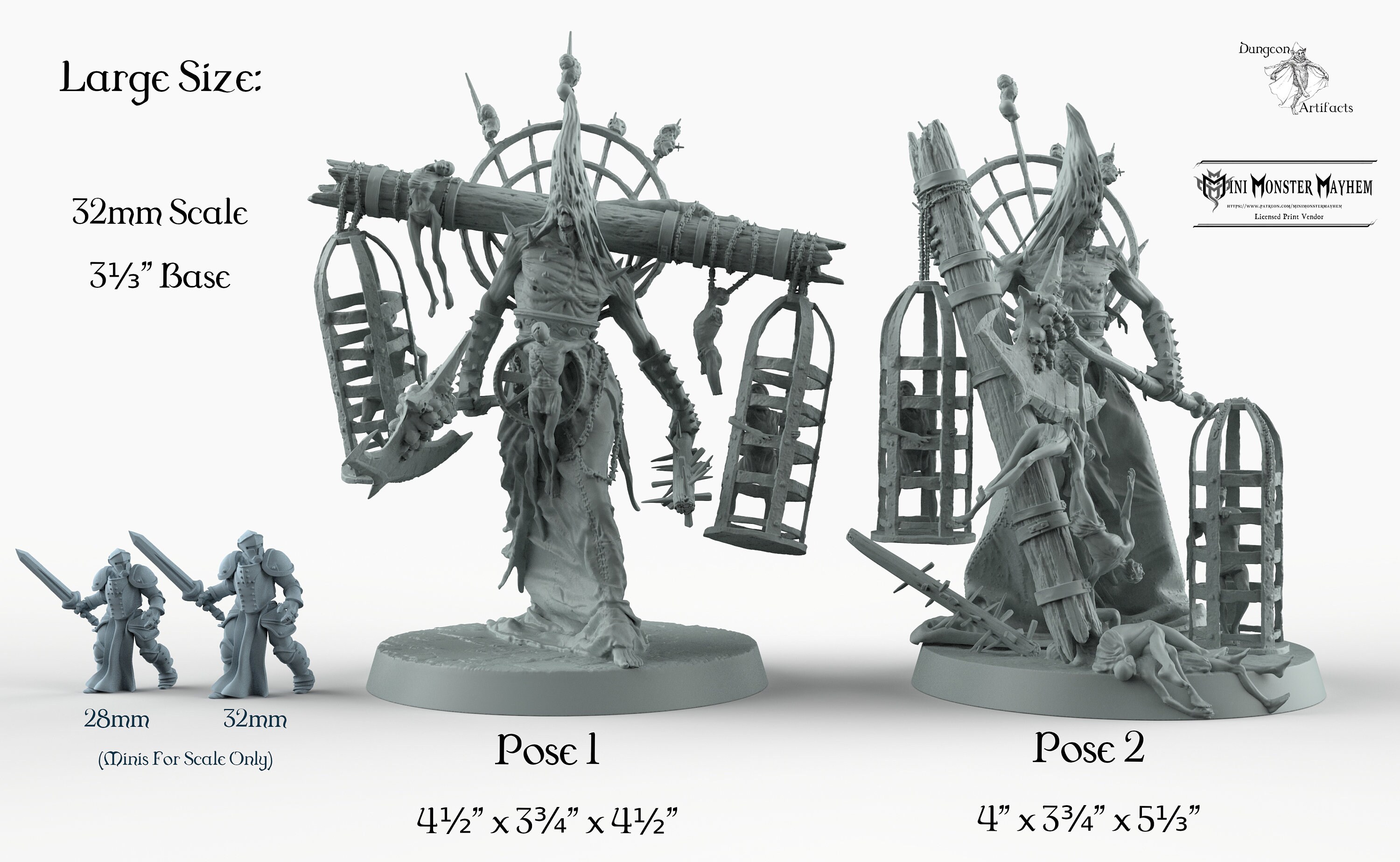 Executioner Mini Monster Mayhem Wargaming Miniatures Games - Etsy Hong Kong