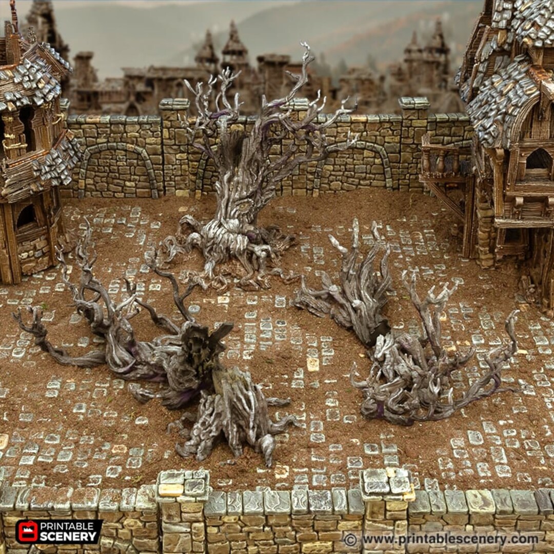 Blasted Trees - Cities of Ramshackle and Ruin - Printable Scenery ...