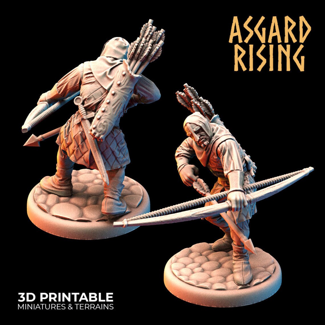 Medieval Bowmen Modular Set - Asgard Rising Miniatures - Wargaming D&d ...