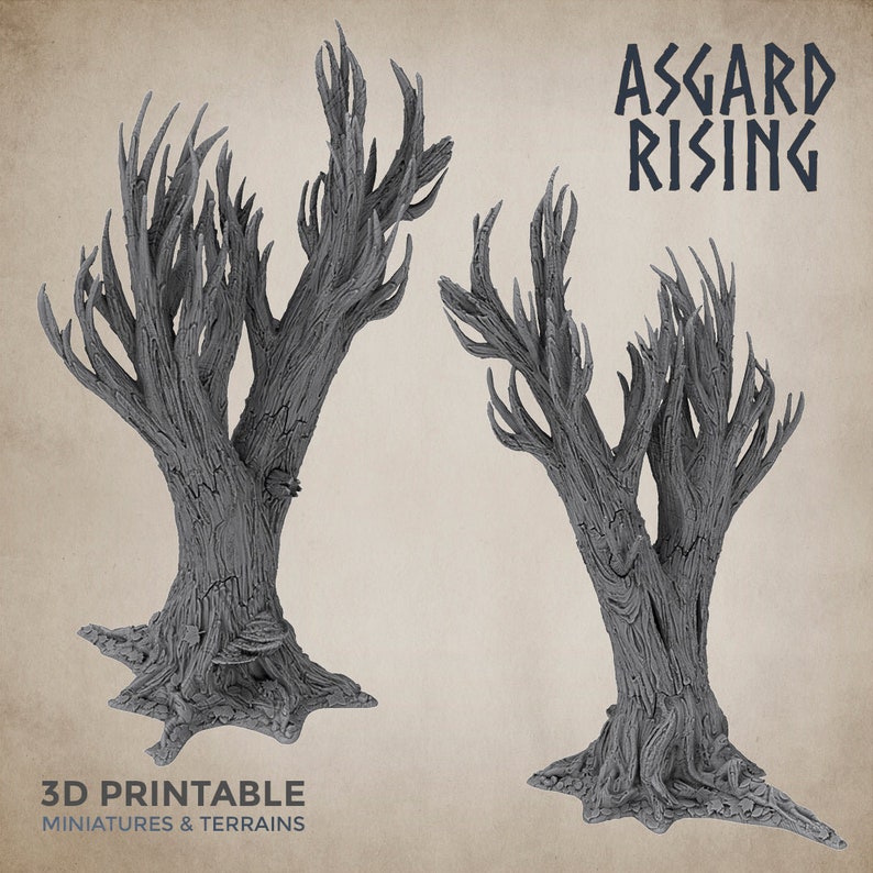 Wraith Wood Set - Asgard Rising Miniatures - Modular D&D Dnd - Etsy