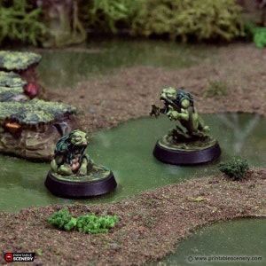 Nixies - the Gloaming Swamps - Printable Scenery Wargaming D&D Dnd 28mm ...