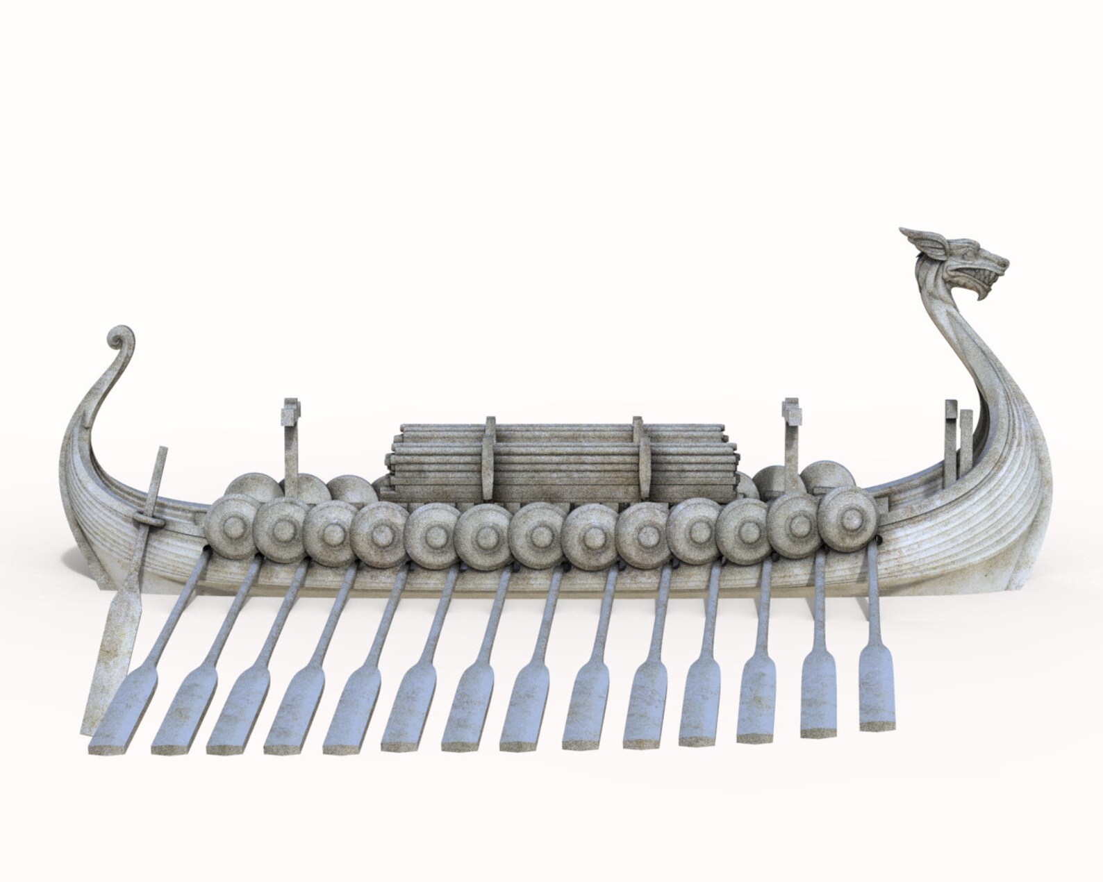 Viking Long Ship - Longship Apocalypse 15mm 28mm 32mm Wargaming Terrain ...