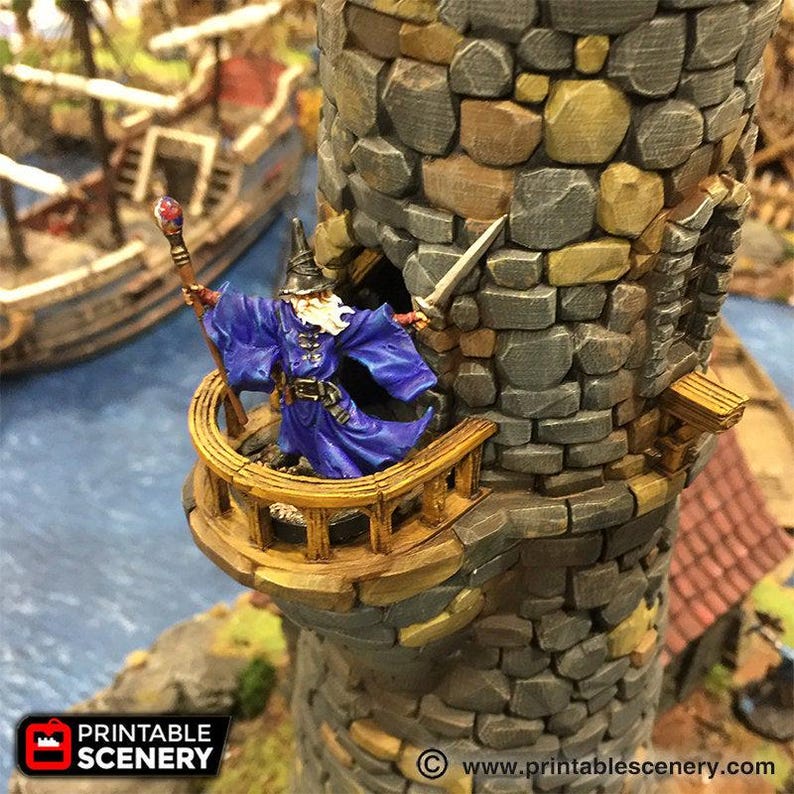 The Lighthouse - the Lost Islands Printable Scenery - Pirates ...
