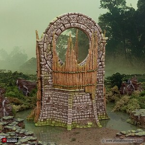 Bamboo Portal - the Gloaming Swamps - Printable Scenery Terrain ...