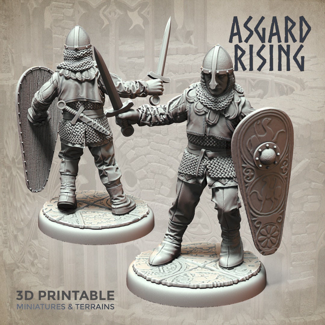 Medieval Soldiers Modular Warband Set - Asgard Rising Miniatures ...