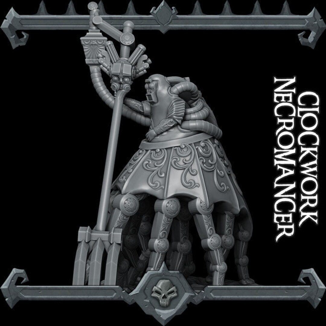 Clockwork Necromancer Rocket Pig Wargaming D D Dnd - Etsy