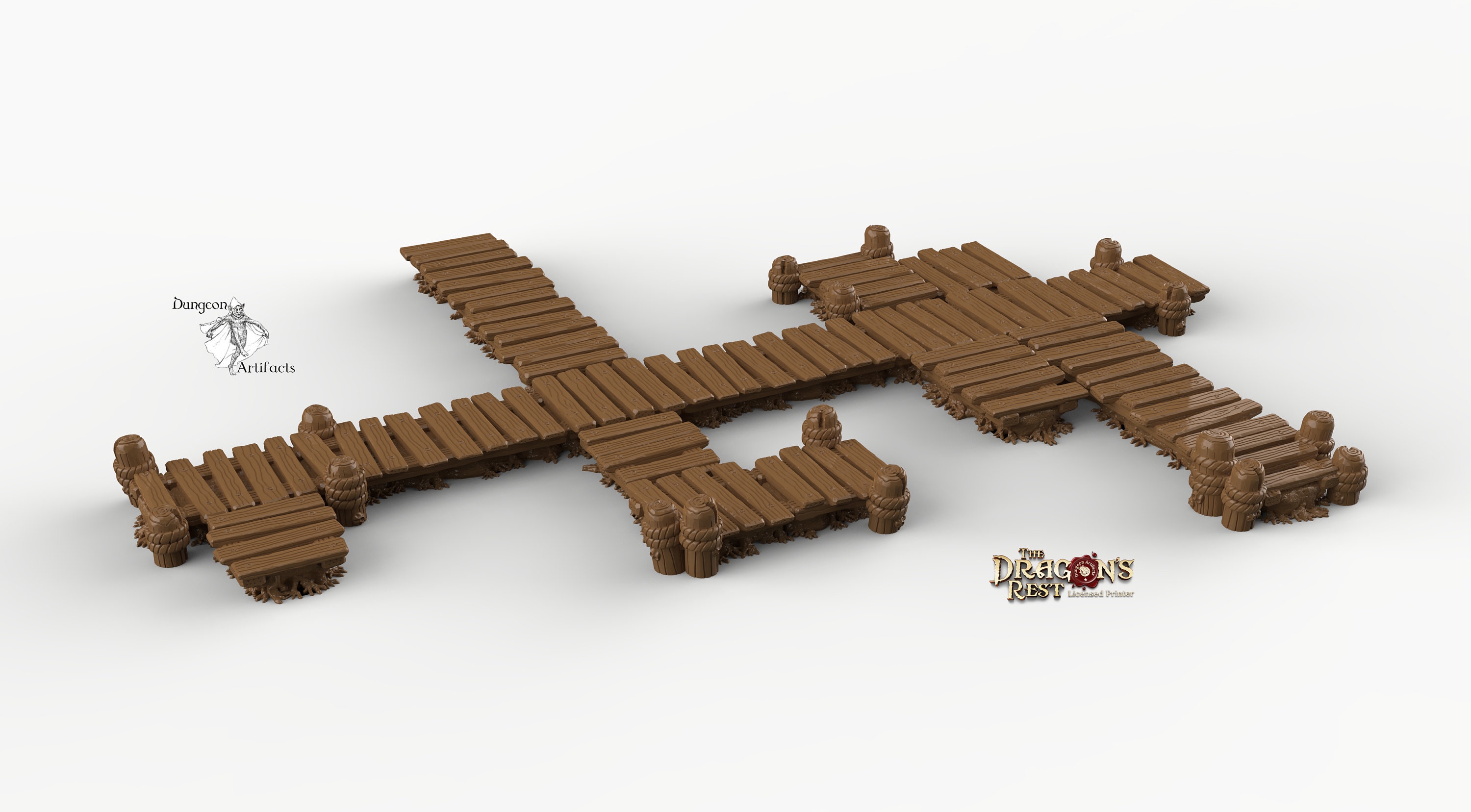 Low Docks and Piers - 28mm 32mm Dragon's Rest Wargaming Terrain Scatter ...