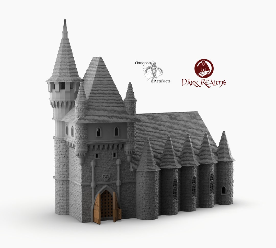 Dracul Gatehouse - 15mm 28mm 32mm Dracula Dark Realms Medieval Scenery ...