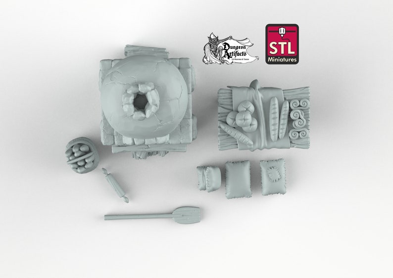 Bakery - STL Miniatures Wargaming Forgotten Realms D&D Dnd Pathfinder ...