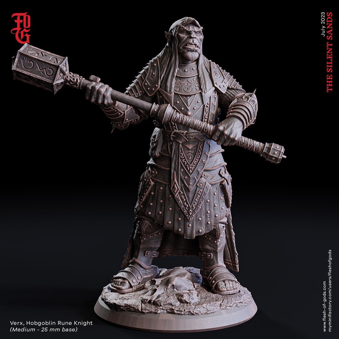 Verx, Hobgoblin Rune Knight - the Silent Sands - Flesh of Gods ...