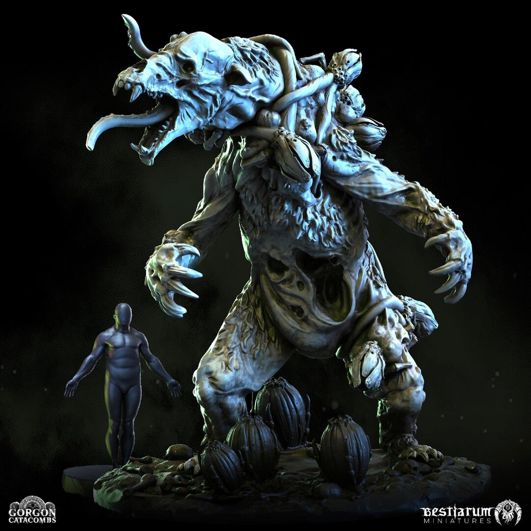 Enslaved Bear Gorgon Catacombs Bestiarum Miniatures D&D Wargaming Dnd ...