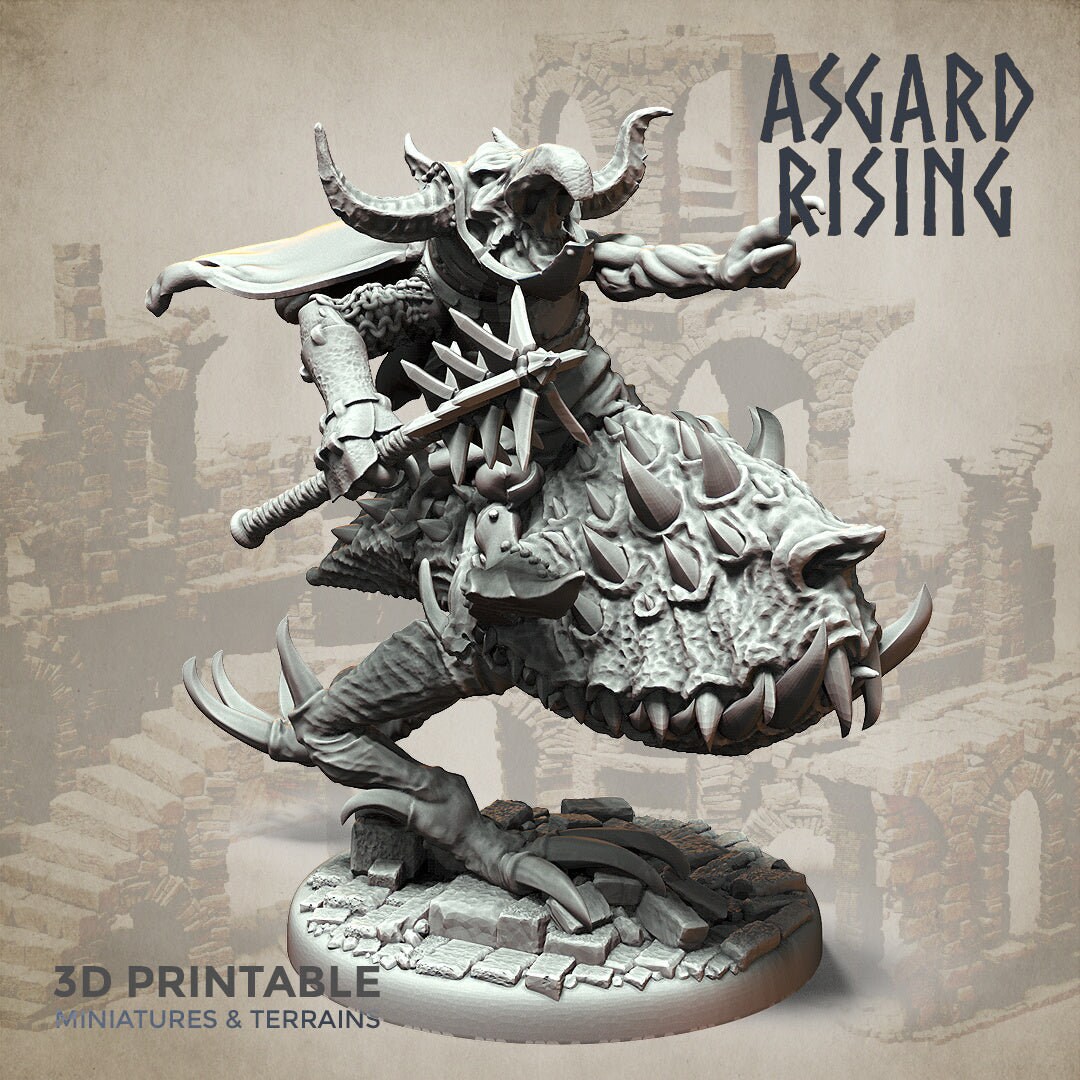 Goblin Trollhound Raider Set Asgard Rising Miniatures - Etsy