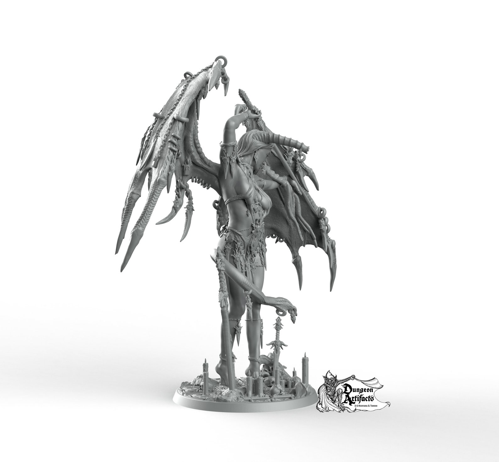Lamashtu - Printomancer3d Printomancer Miniatures Wargaming D&D Dnd ...