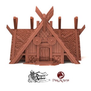 Norse House 5 - Odingard - Dark Realms Terrain Wargaming D&D Dnd - Etsy
