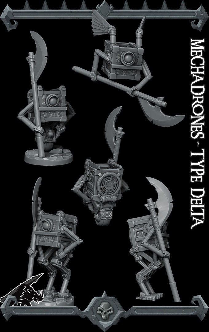 Mechadrones Type Delta Rocket Pig Wargaming D&D Dnd - Etsy