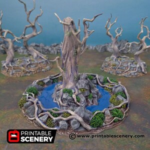 Feywood Shrine - Feywild Shrine - Shadowfey Wilds 15mm 20mm 28mm 32mm ...