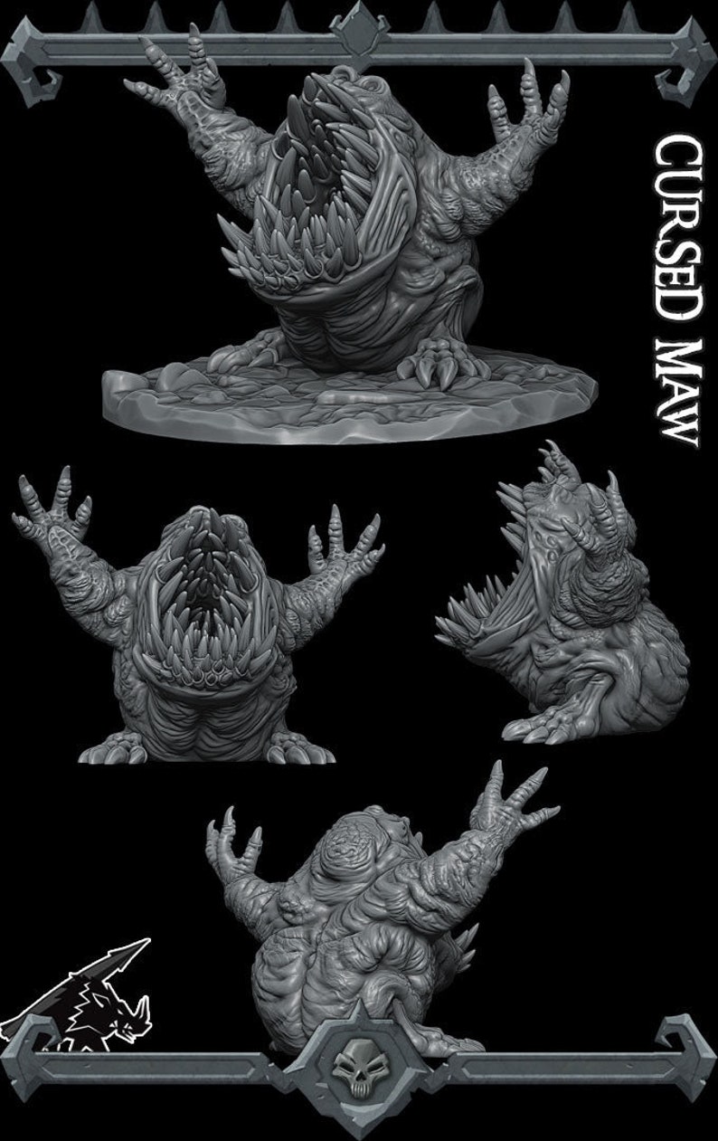 Cursed Maw Rocket Pig Wargaming D D Dnd - Etsy