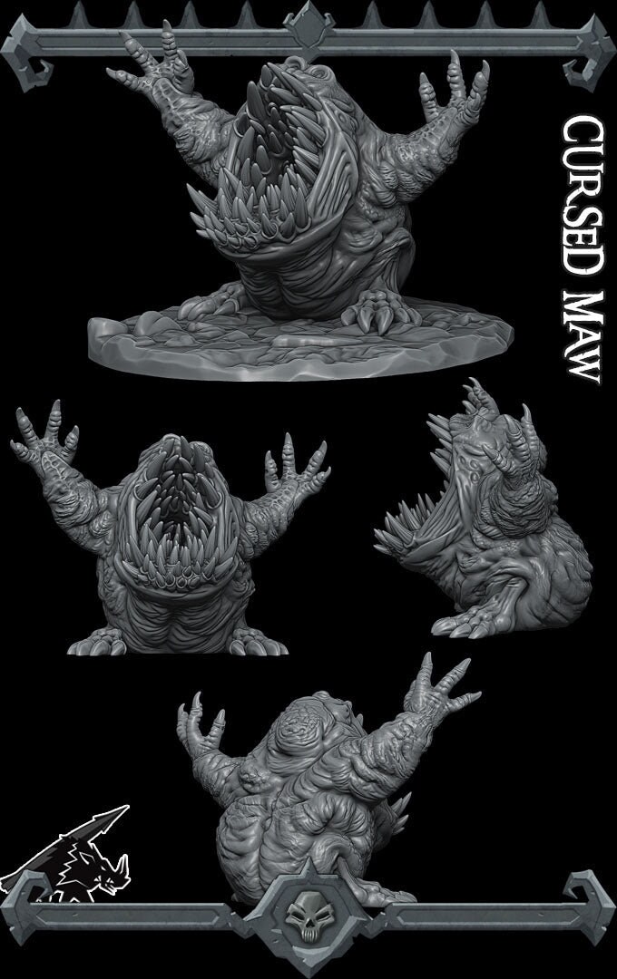 Cursed Maw Rocket Pig Wargaming D D Dnd - Etsy