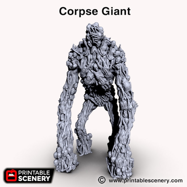 Corpse Giant Shadowfey Miniature Monster D&D Dnd Pathfinder - Etsy