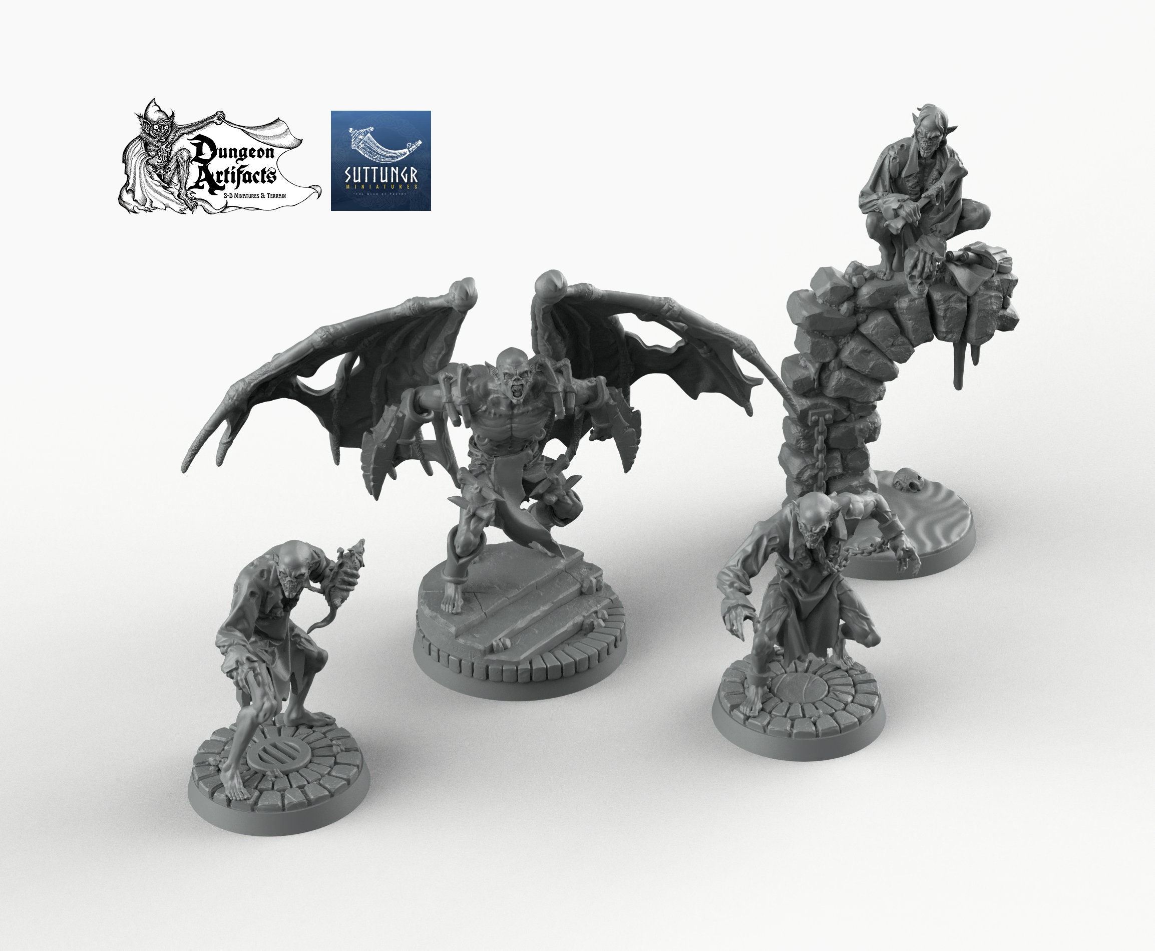 Role Playing Miniatures Toys & Games Toys DnD, D&D, Warhammer Strigoii ...