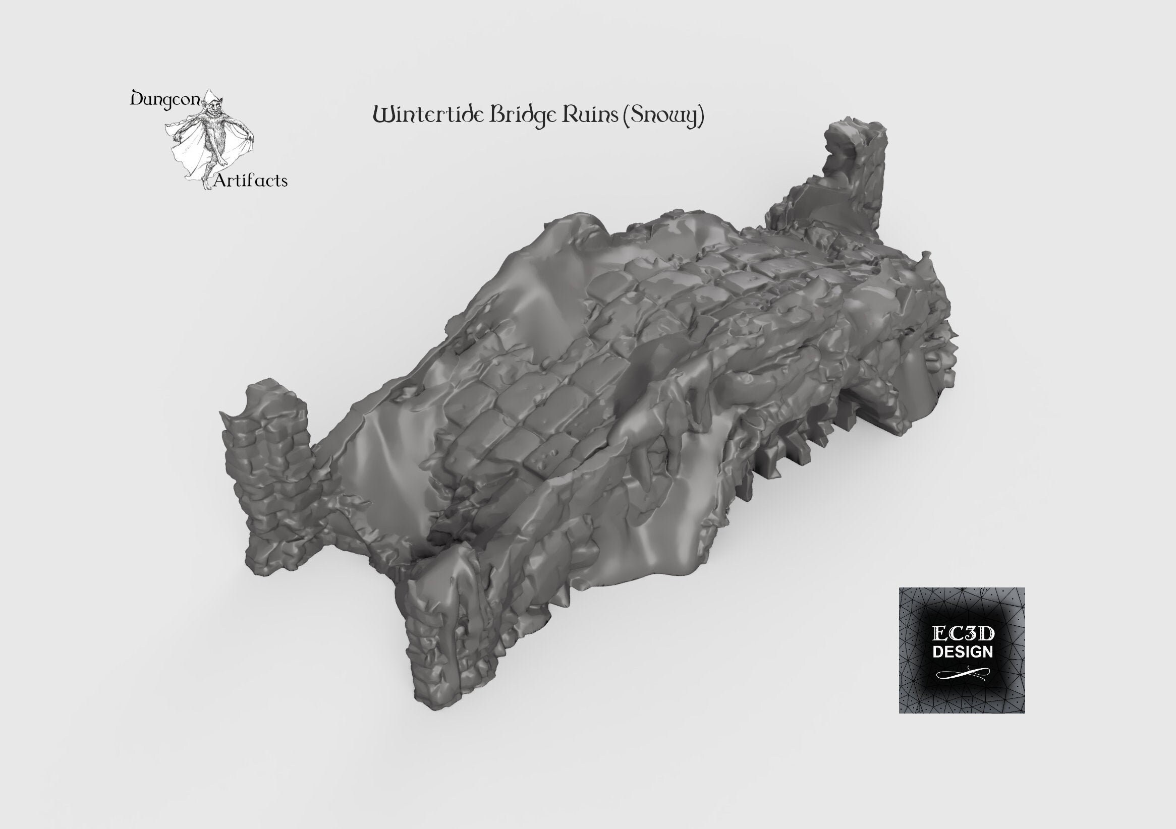 Wintertide Bridge Ruins 15mm 28mm 32mm Wilds Wargaming | Etsy