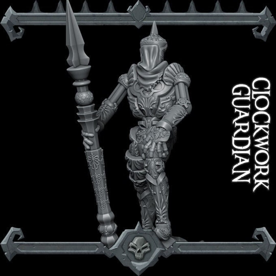 Clockwork Guardian - Rocket Pig Wargaming D D Dnd - Etsy