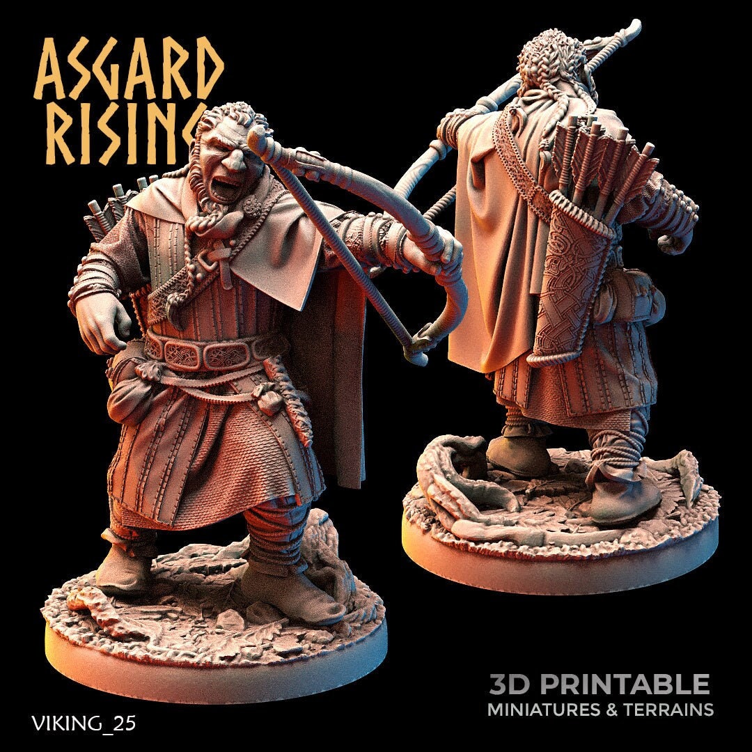 Viking Ranger F - Asgard Rising - Wargaming D&D Dnd - Etsy
