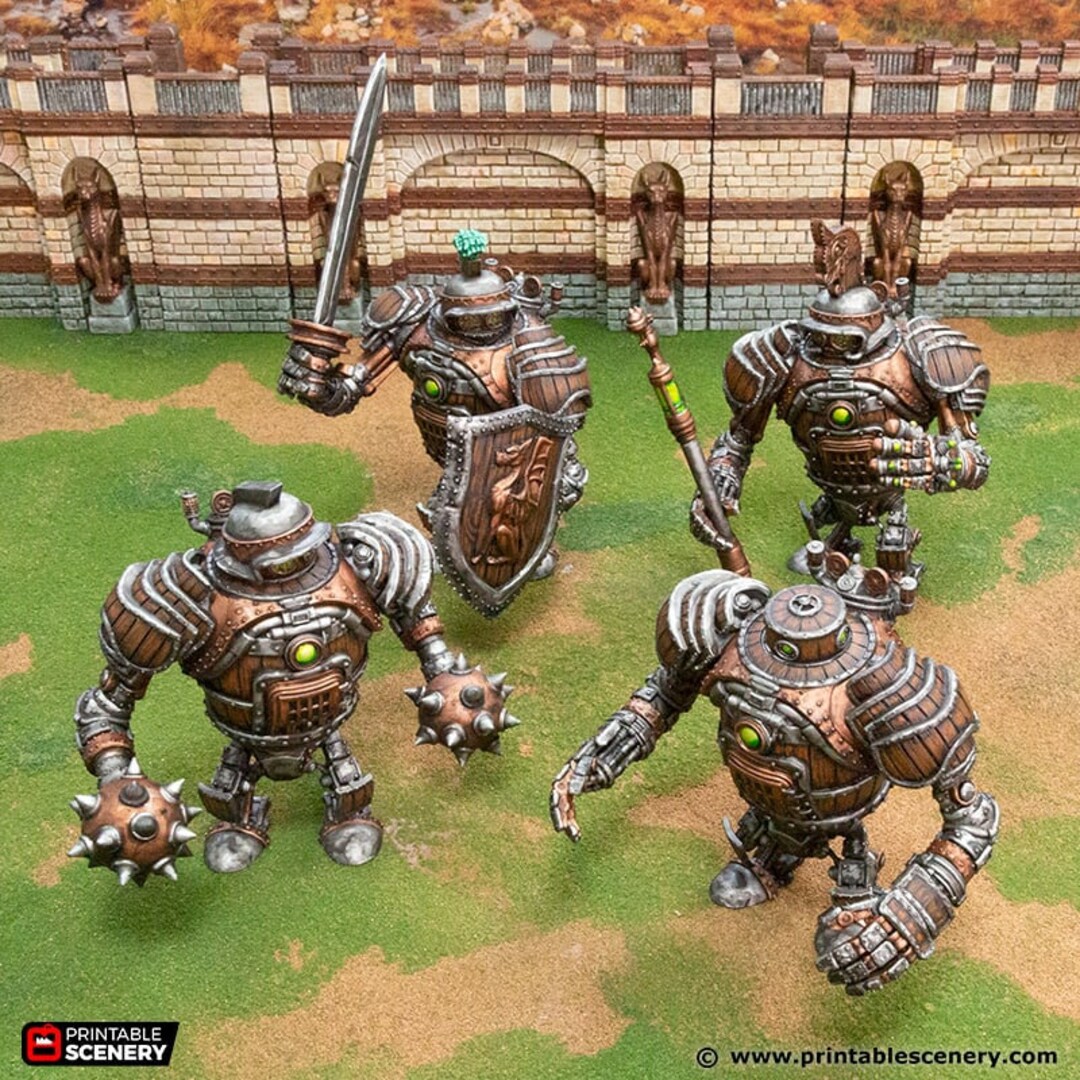 Archanical Automatons - Rise of the Halflings - Printable Scenery ...