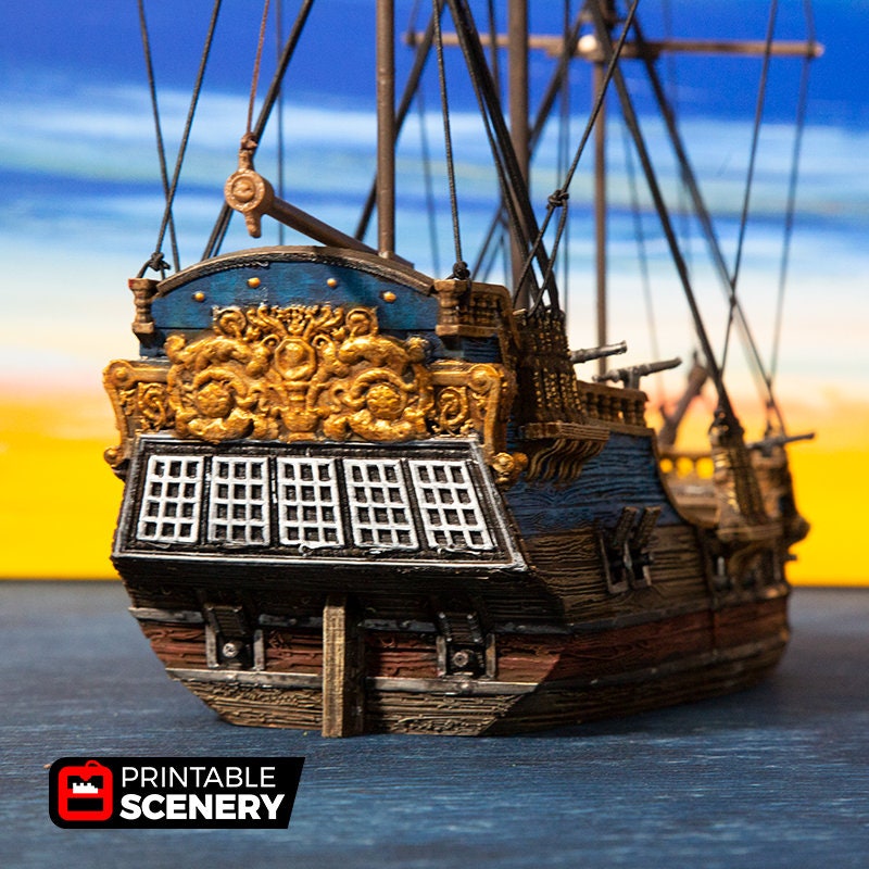 The Lost Islands - Frigate Mk2 - 15mm 28mm 32mm Wargaming Terrain ...