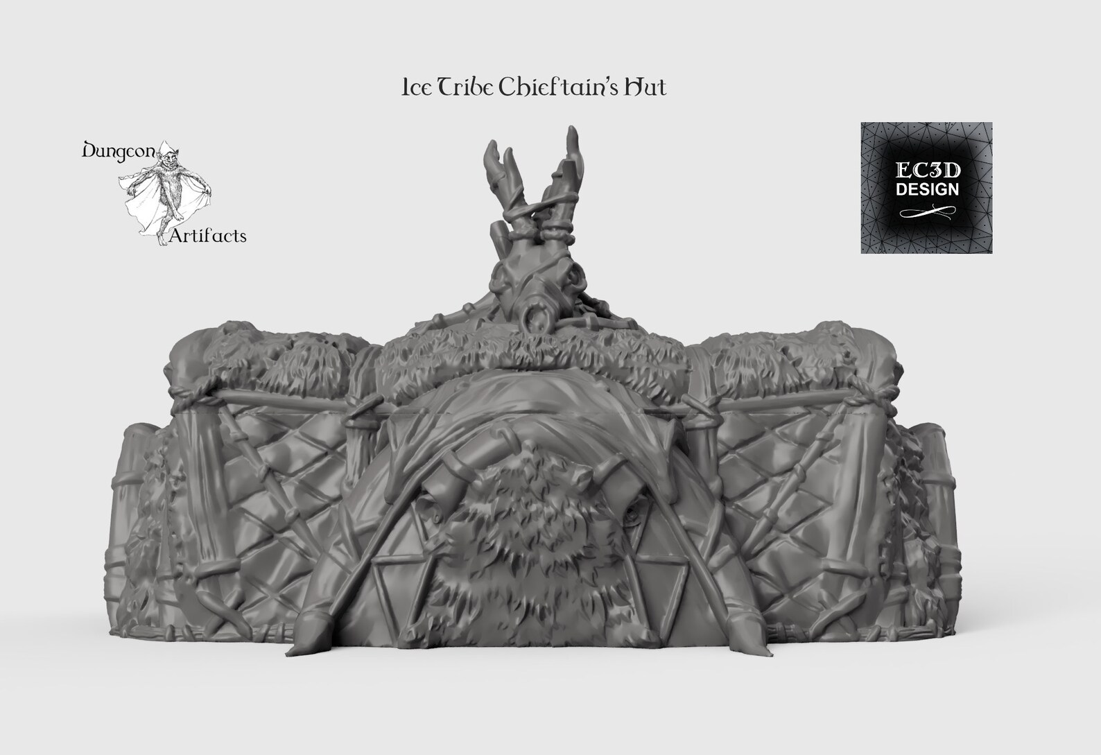 Ice Tribe Chieftain's Hut 15mm 28mm 32mm Wilds of - Etsy