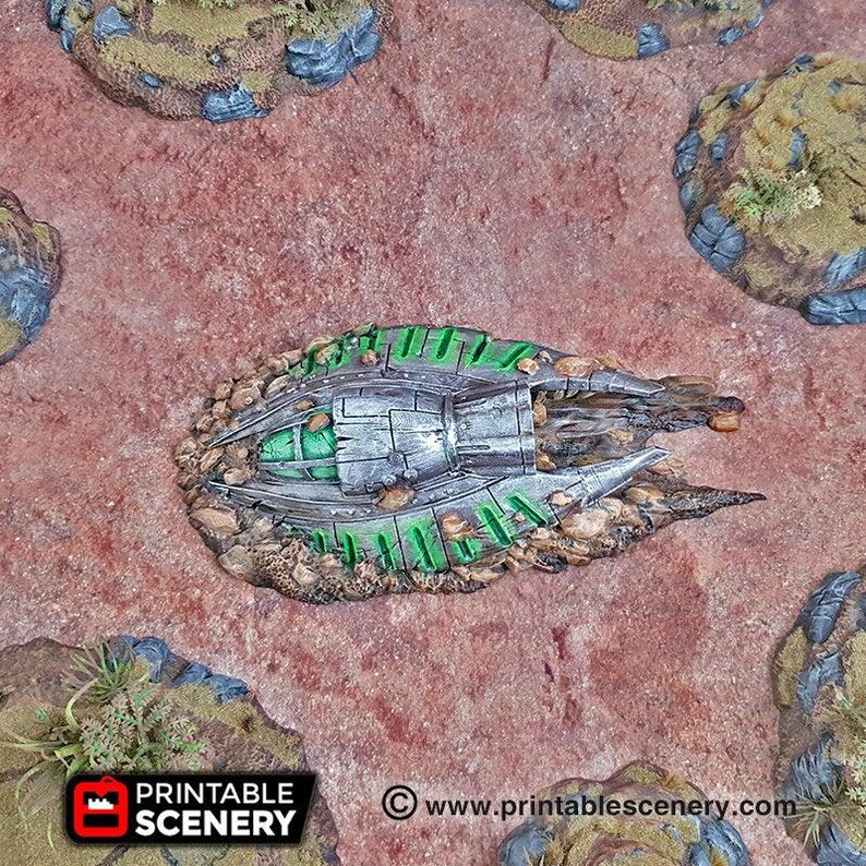 UFO Crash - Brave New Worlds - Printable Scenery New Eden Sanctuary-17 ...