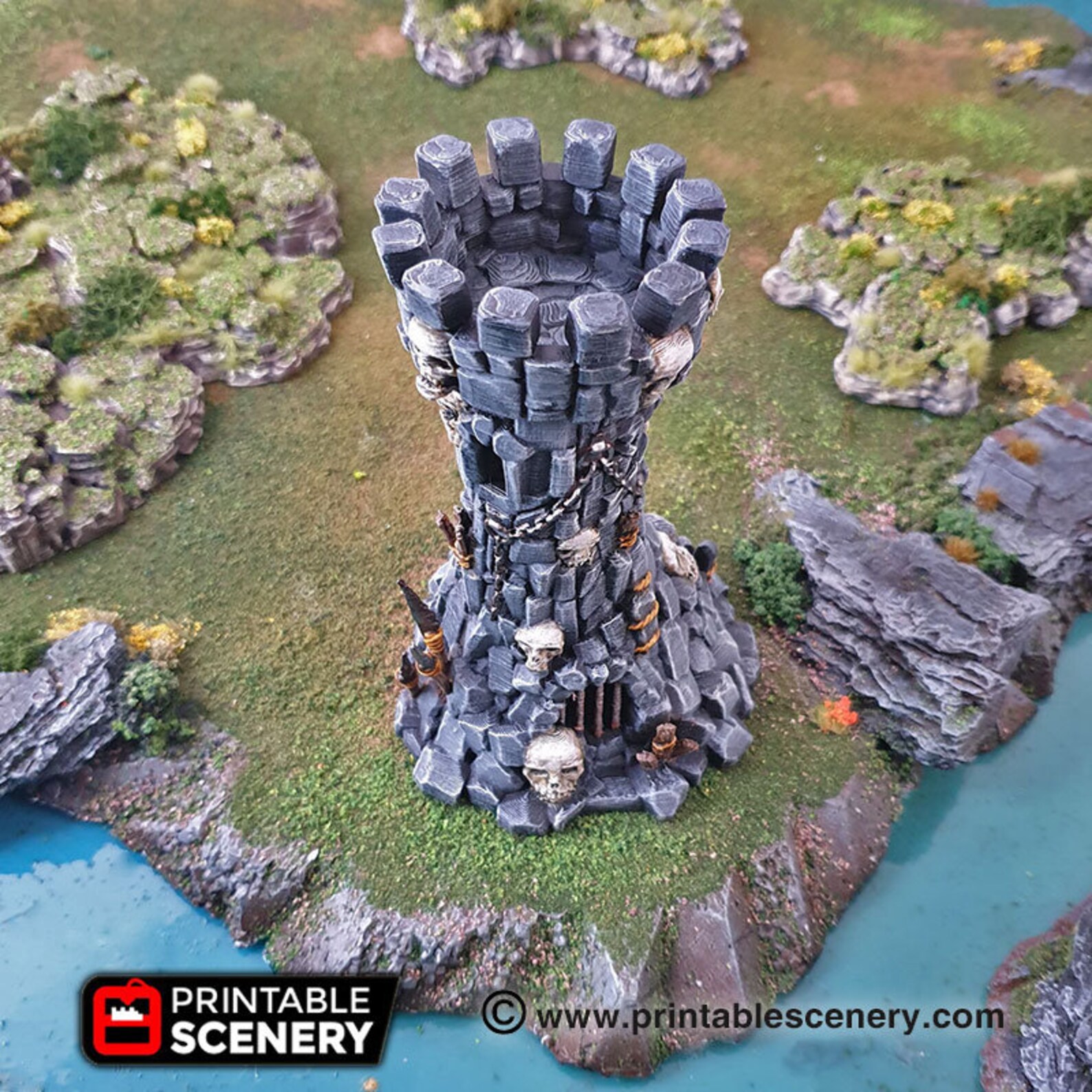 Goblin Guard Towers - 15mm 28mm 32mm Clorehaven and the Goblin Grotto ...