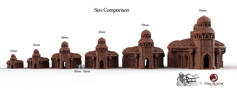 Atlantean Building 3 - Atlantis - Dark Realms Terrain Wargaming D&D Dnd ...