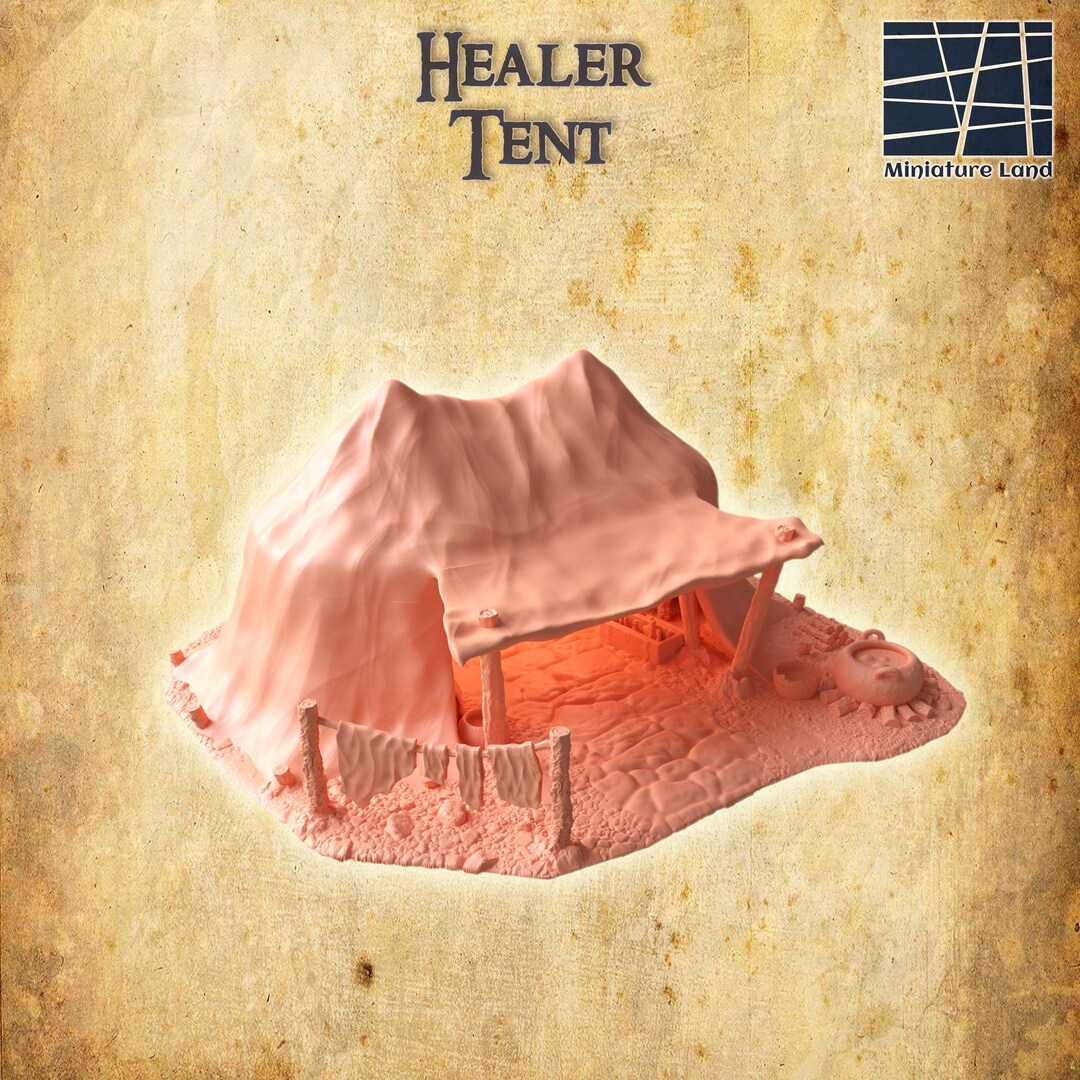 Healer Tent - Miniatureland Terrain Wargaming D&D Dnd - Etsy