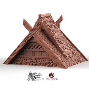 Norse House 4 - Odingard - Dark Realms Terrain Wargaming D&D Dnd - Etsy
