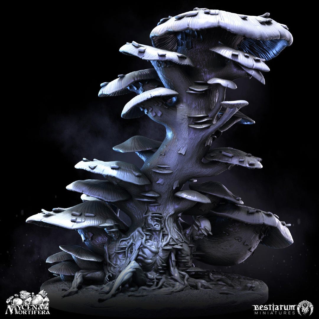 Corpse Mushroom Clusters (medium) | Mycena Mortifera | Bestiarum ...