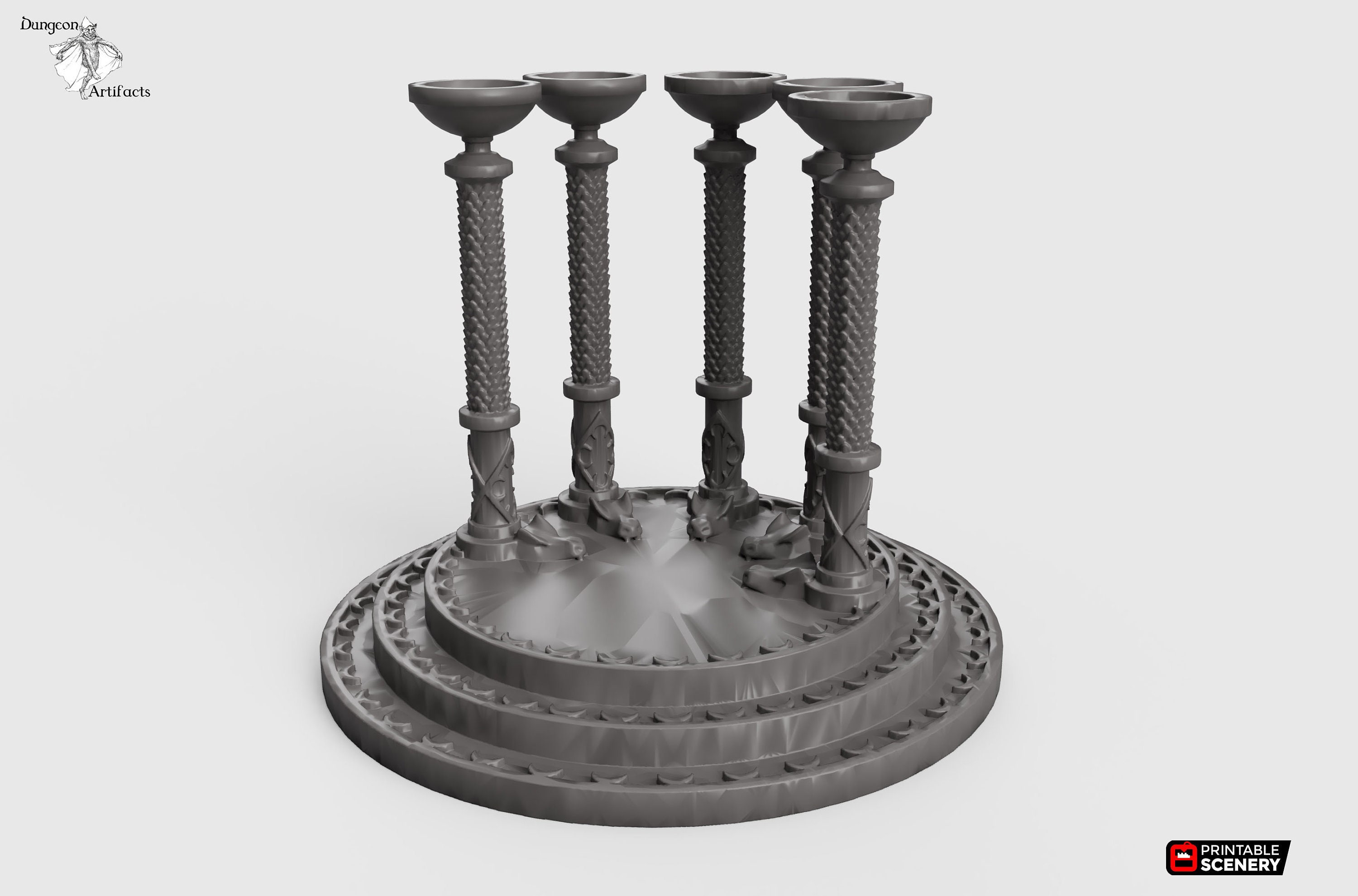 Rampage Dragon Dais 28mm 32mm Wargaming Terrain D&D Dnd - Etsy