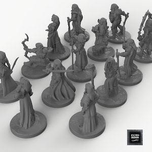 Dark Elf Miniatures Deluxe Set - Skyless Realms Wargaming Miniatures ...