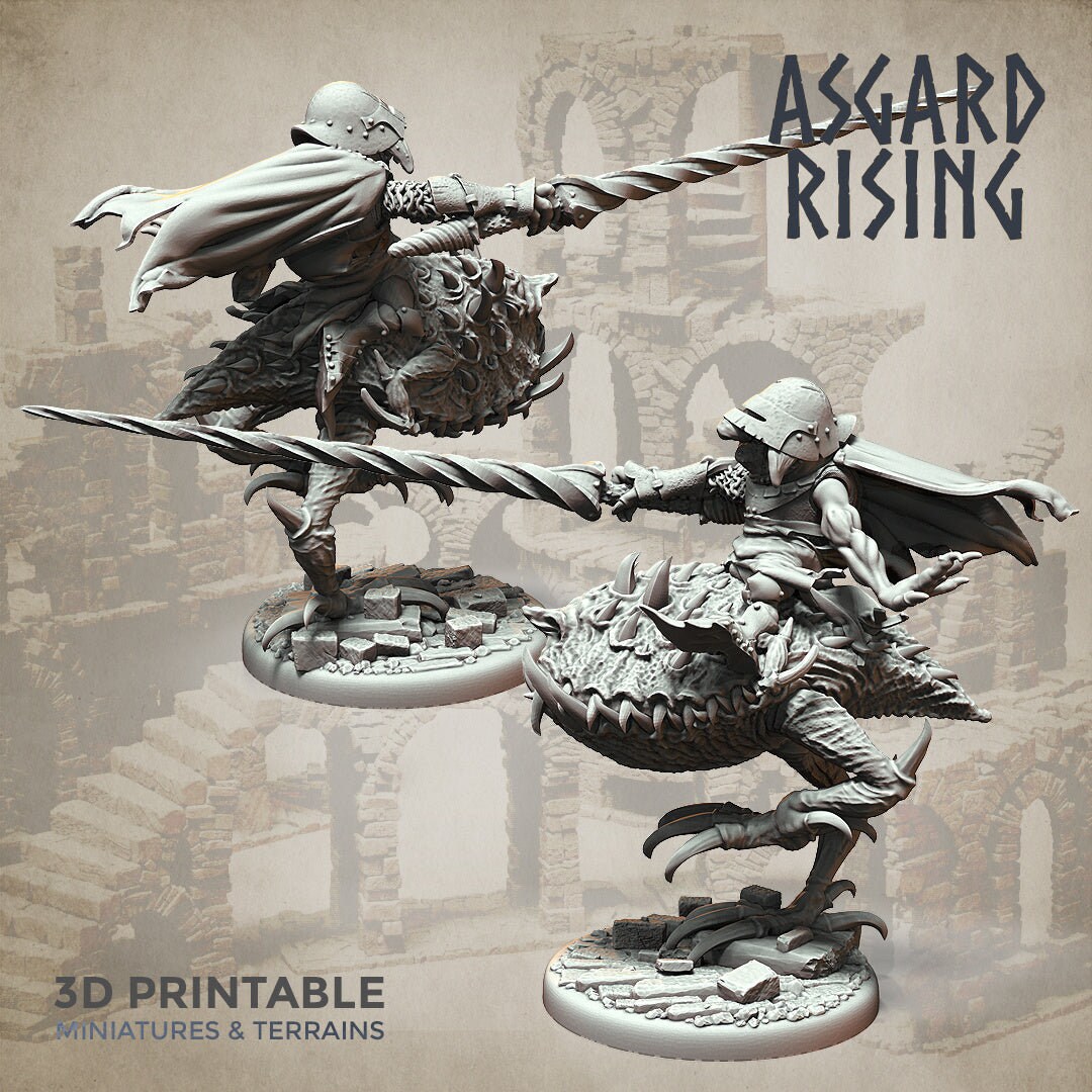 Goblin Trollhound Raider Set Asgard Rising Miniatures - Etsy