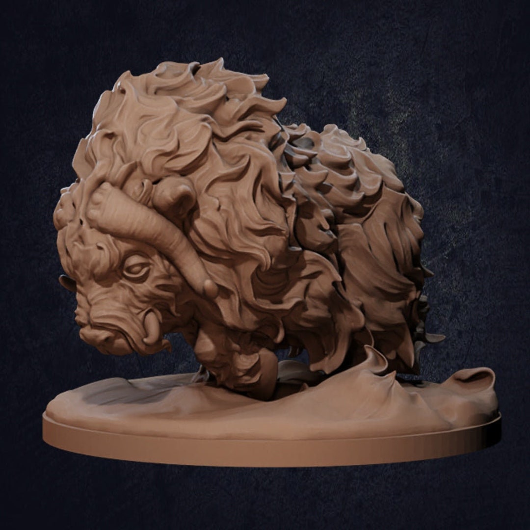 Musk Ox - Dragon Trapper's Lodge Wargaming D&D Dnd - Etsy