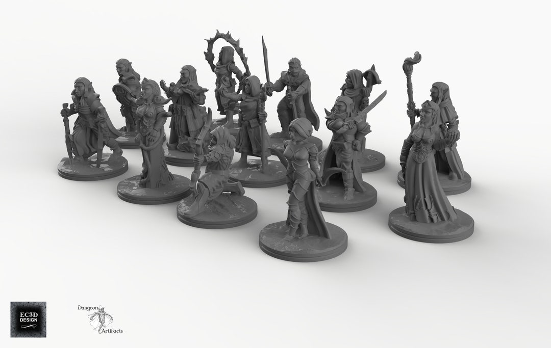 Dark Elf Miniatures Deluxe Set - Skyless Realms Wargaming Miniatures ...