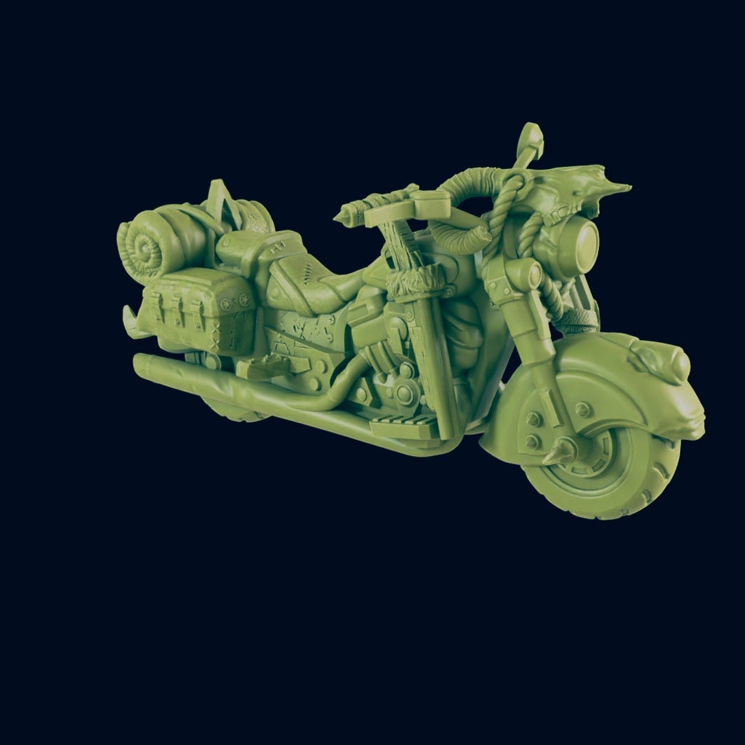 Cruiser Motorcycle - Beyond the Badlands - EC3D - Wasteland Terrain ...