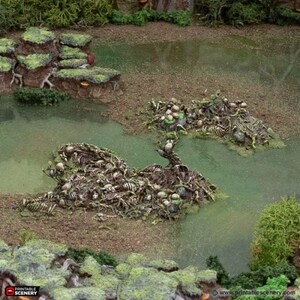 Death Marsh Mounds - the Gloaming Swamps - Printable Scenery Terrain ...